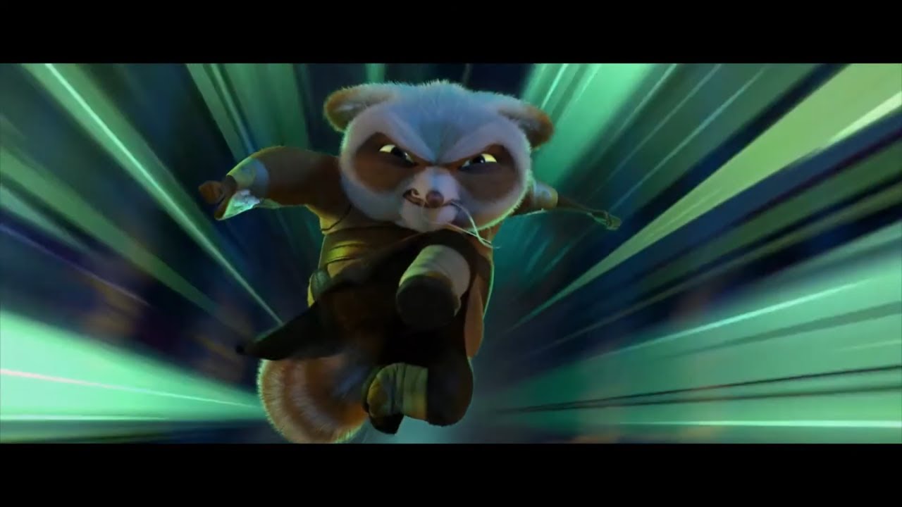 Kung Fu Panda movie clip (6/7) HD. Panda VS The Furious Five. Baby Tai ...