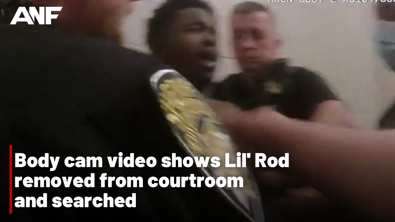 Body cam shows Lil' Rod removed from Young Slime Life trial's courtroom ...