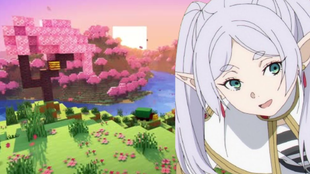 Frieren goes to minecraft - YouTube