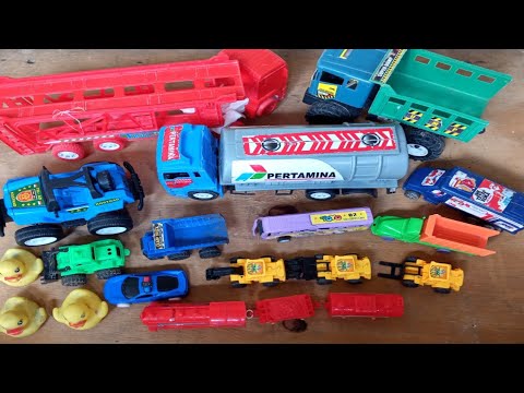 Truck, excavator, BULLdozers, dump truck, truck tangki, mobil Pertamina ...