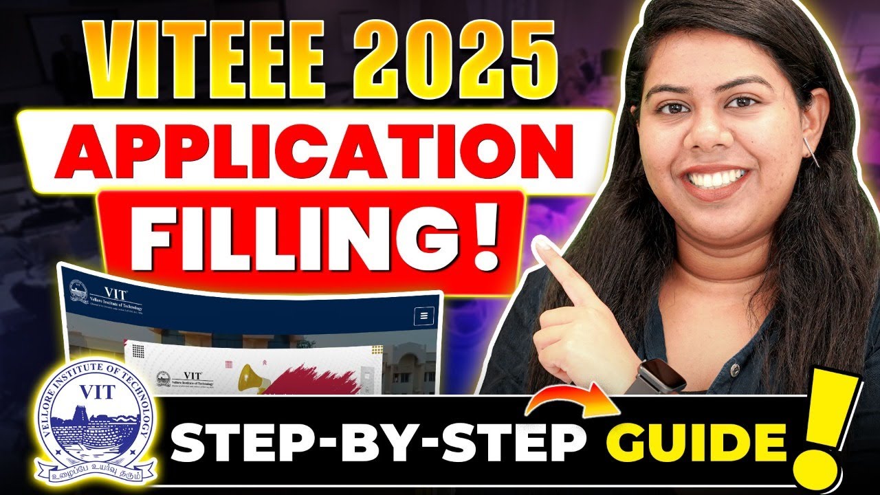😍VITEEE 2025 Application Filling Guide | Documents, Fee, Exam Date # ...