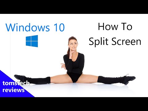 How To Split Screen On Windows 10 Laptop - YouTube