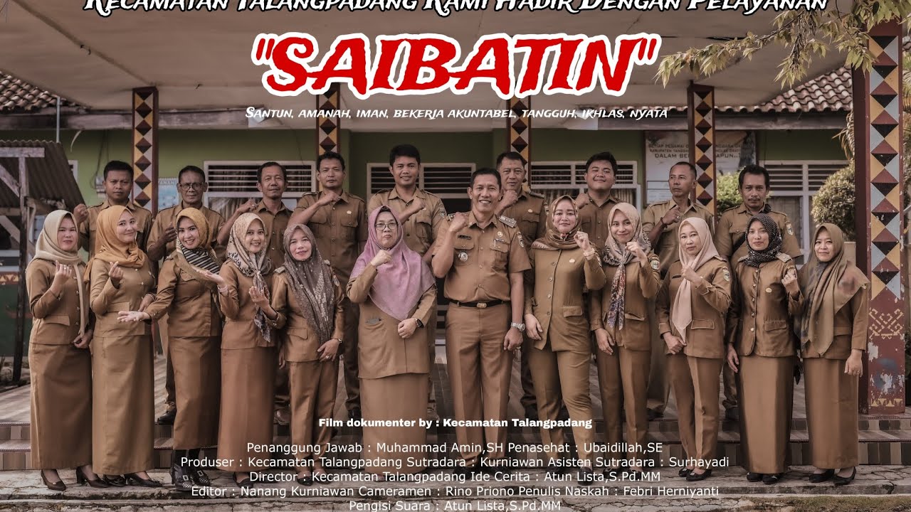 Film Pendek SAI BATIN. Kec.Talang Padang | Musrenbang Film Festival ...
