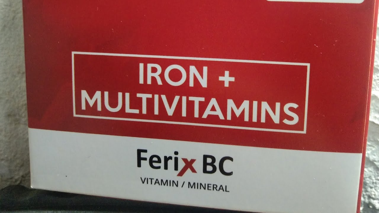 FeriX BC MULTIVITAMINS + IRON - YouTube