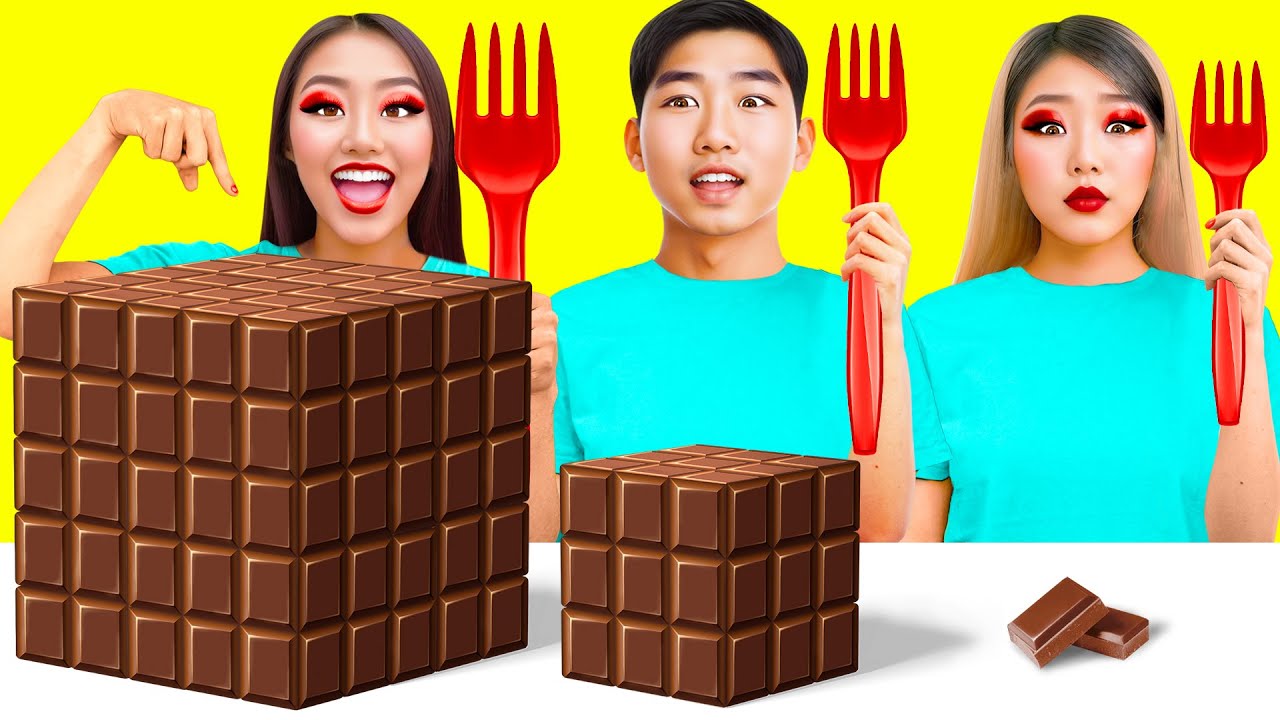 Большая, Средняя или Маленькая Тарелка Челлендж | Потрясающие Кухонные ...