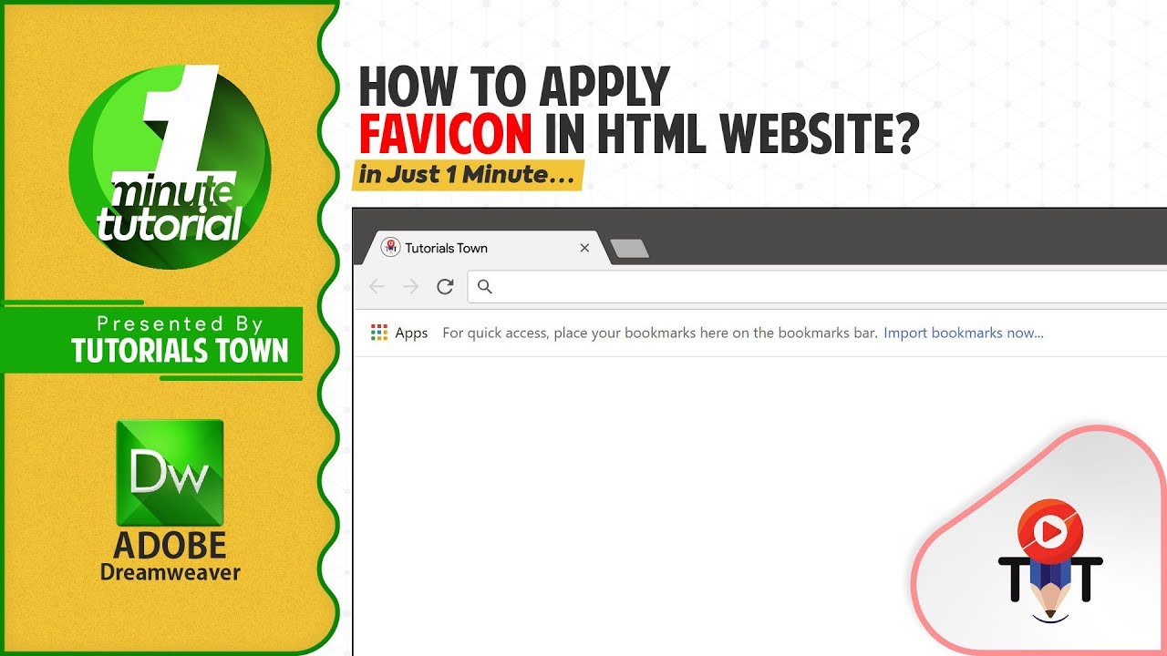 How to apply Favicon in HTML website | 1 Minute Video - YouTube