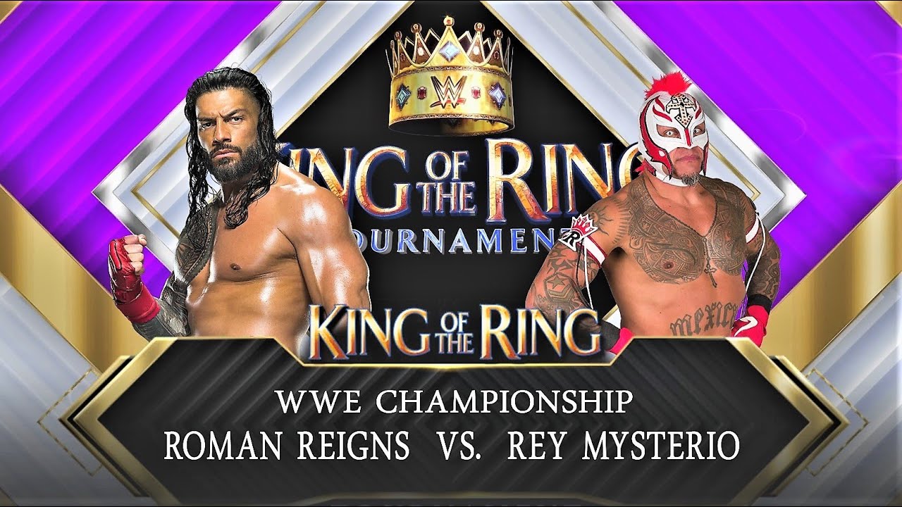 Roman Reigns vs Rey Mysterio WWE Championship Full Match - YouTube