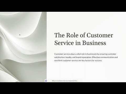 Role Of Customer Service - Customer Service Excellence · 7 Figures ...
