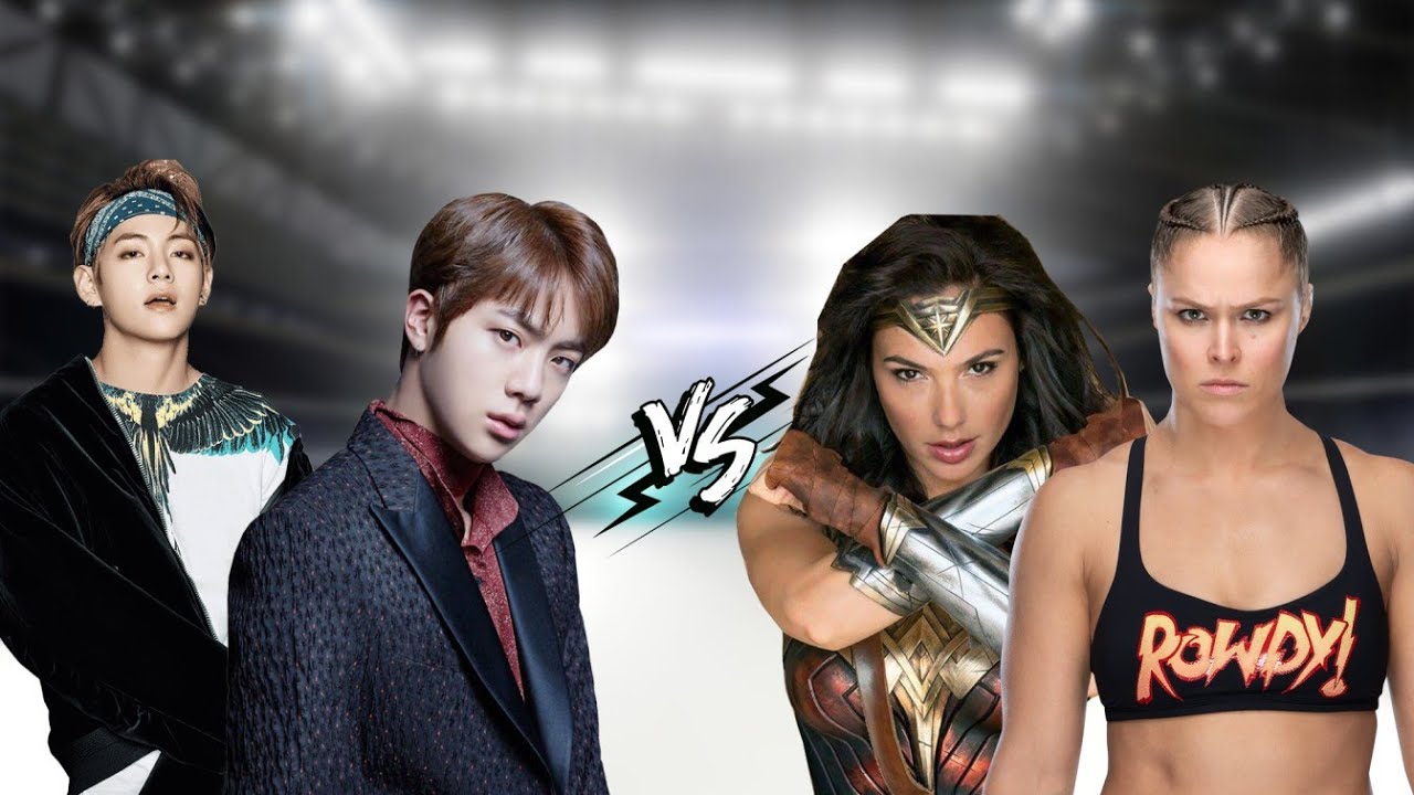 V - Jin vs Wounder VS Women - Ronda Rousey | Intergender WWE – Male Vs ...