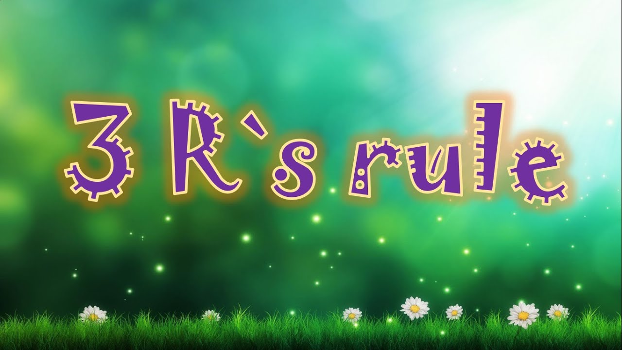 3 R's rule. Environmental protection. Репетитор Англійської - YouTube