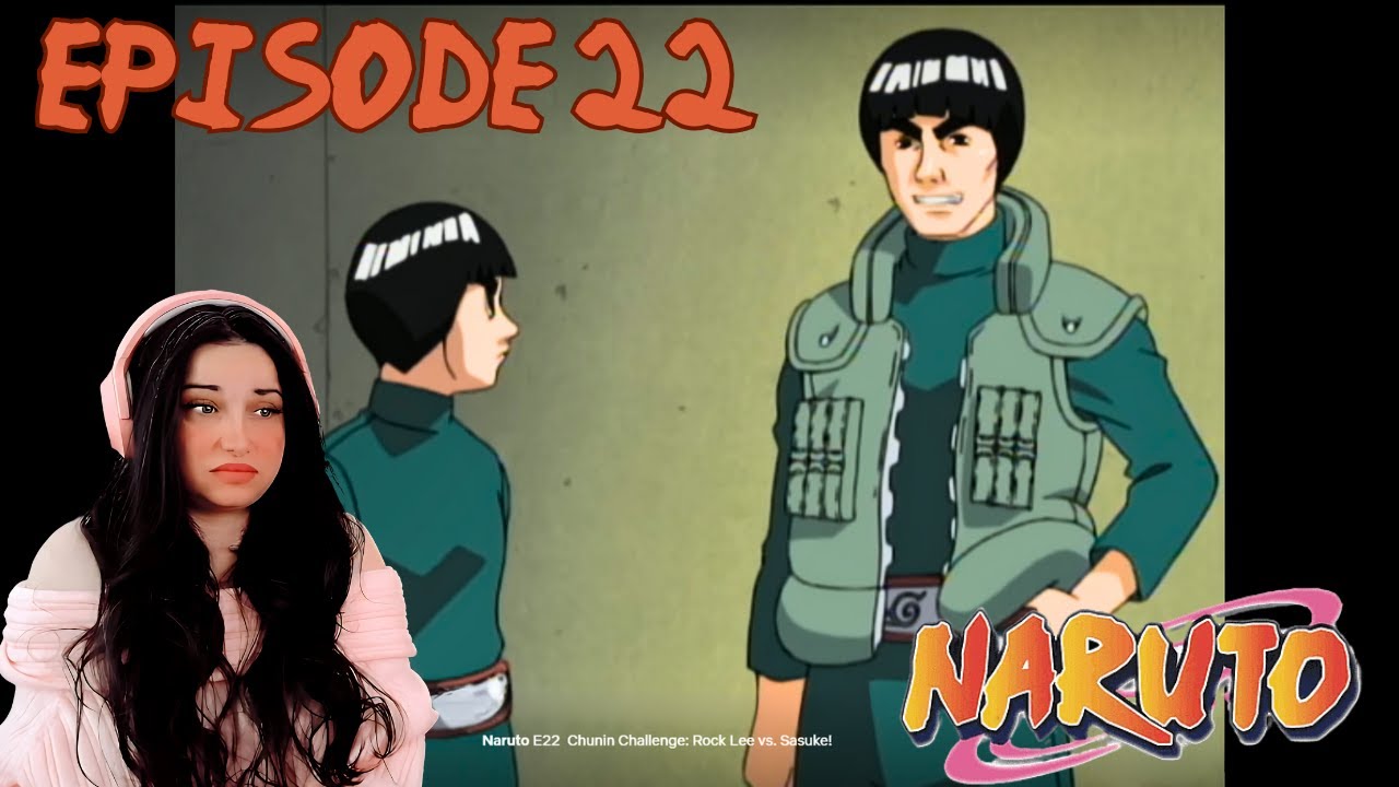 Film Instructor watches Naruto 1x22 / Rock Lee VS Sasuke / Review ...