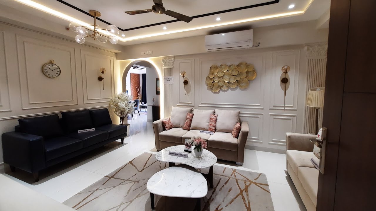 My Home Tridasa in Hyderabad 3BHK Demo flat walk through,Great interior ...