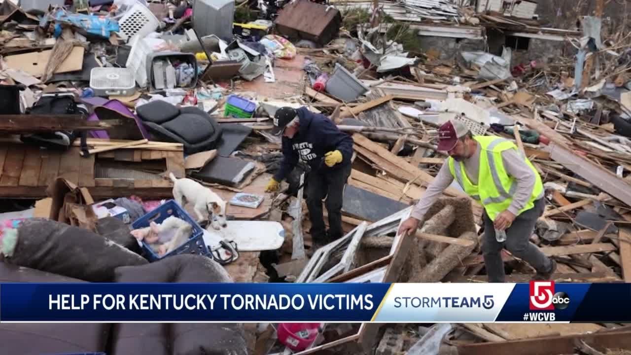 Teamsters bringing much needed help to tornado victims - YouTube
