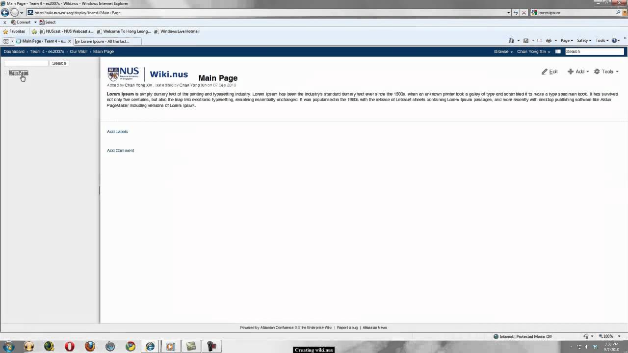 [wiki.nus] Tutorial 2 : Navigation - YouTube