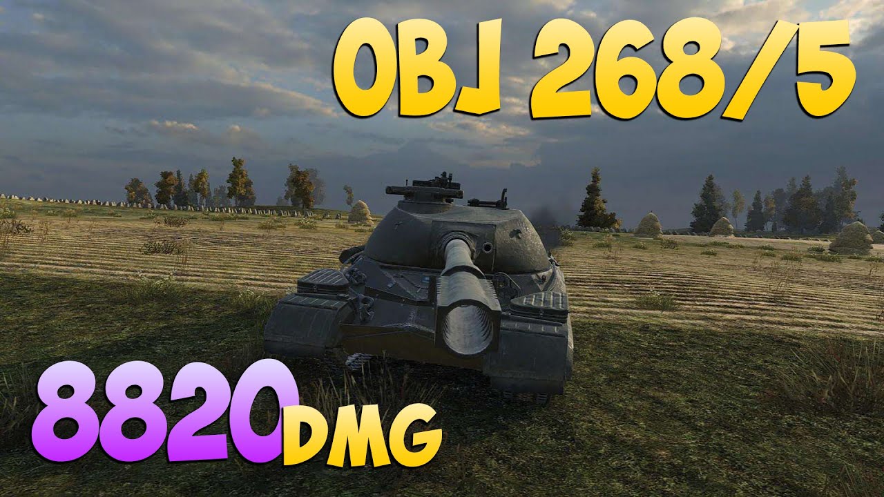 Obj 268/5 - 6 Frags 8.8K Damage - Irrevocable! - World Of Tanks - YouTube