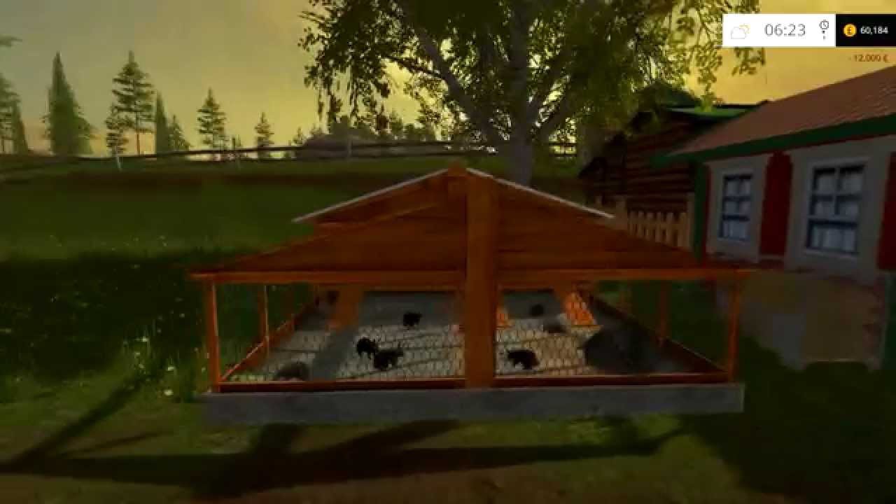 Farming Simulator 2015 PLACEABLE RABBIT SHELTER MOD - YouTube