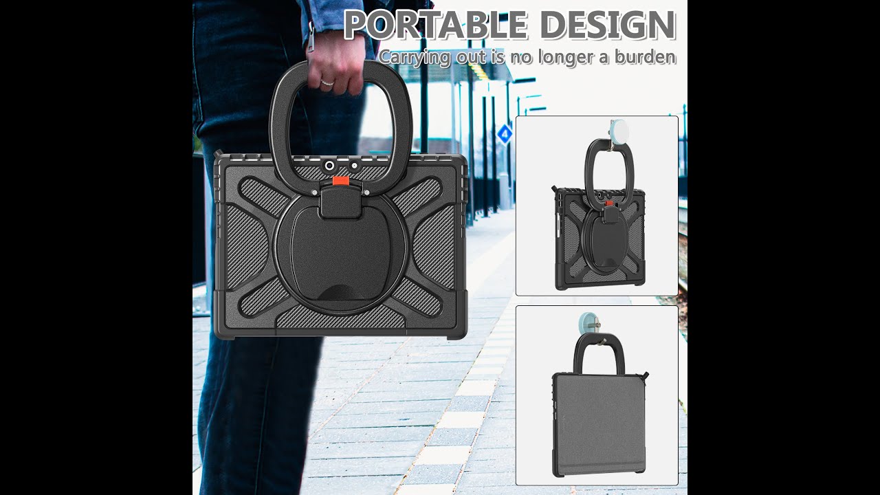 Jacket Beer Hybrid Handle Grip Surface Pro 10 Case - YouTube