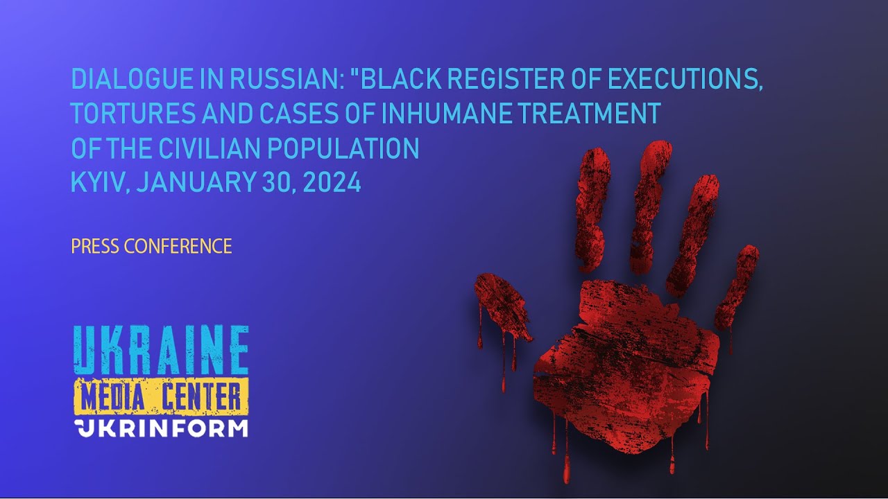Dialogue in Russian: "black register" of executions, torture and ill ...