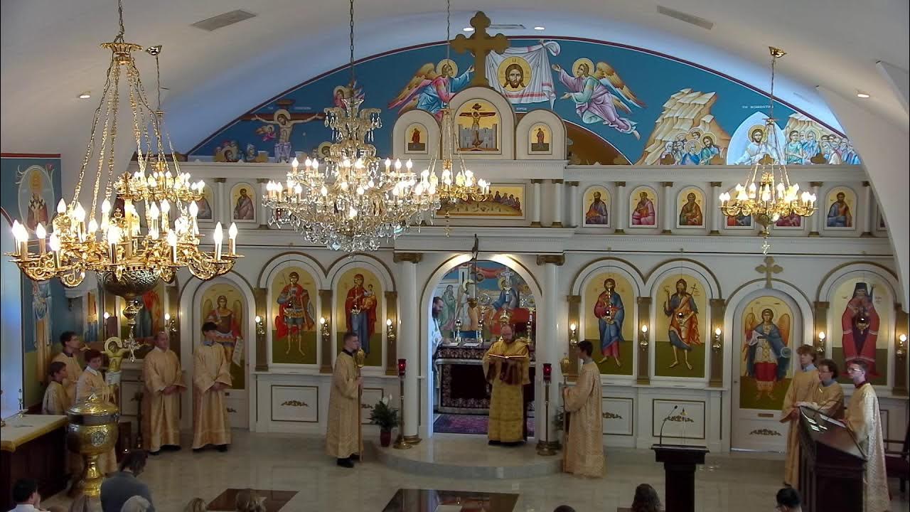 Orthros and Divine Liturgy 10-20-24 - YouTube