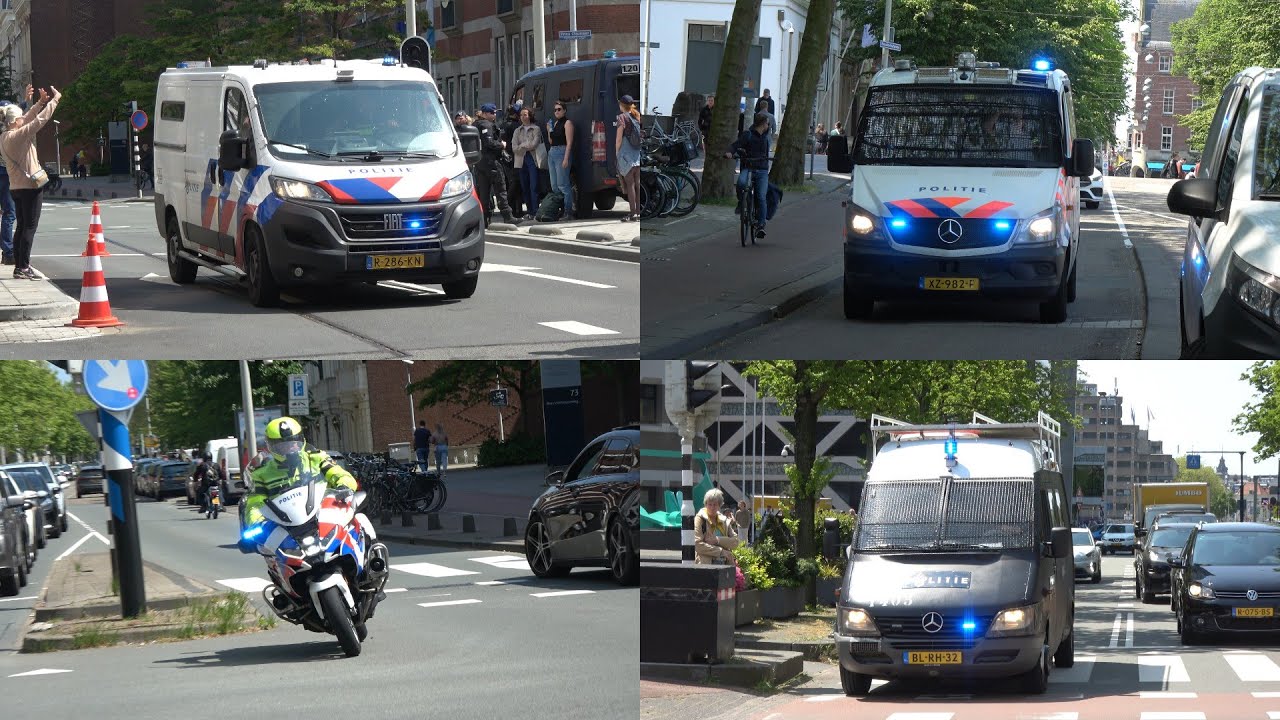 Vele Hulpdiensten met spoed onderweg naar meerdere protesten op de A12 ...