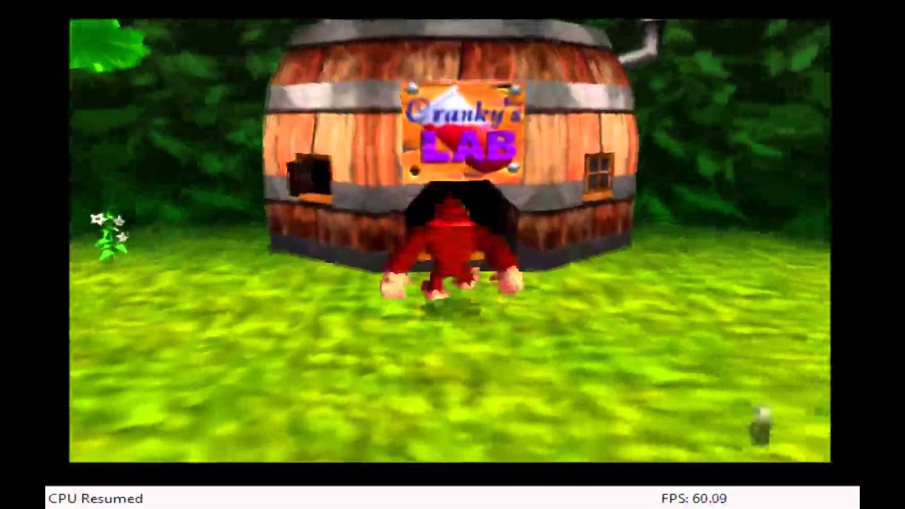 DK64 - Project64 1.6 crashes on Training Barrel Void-Out - YouTube