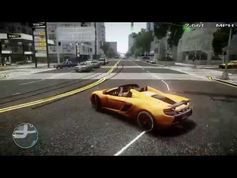 GTA IV - 2014 Mclaren 650S spider + Speed Test [KiKiLu]