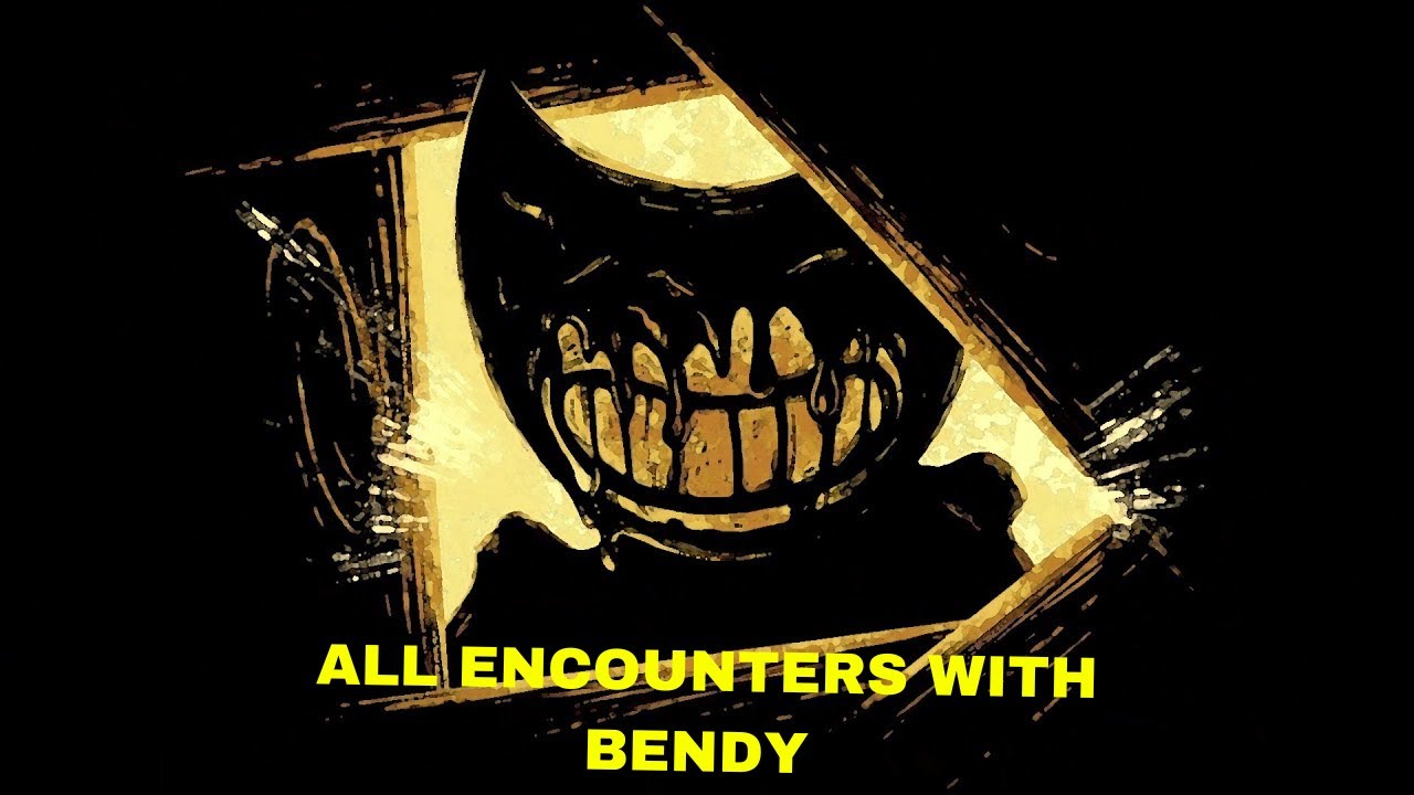 All encounters with bendy BATIM - YouTube