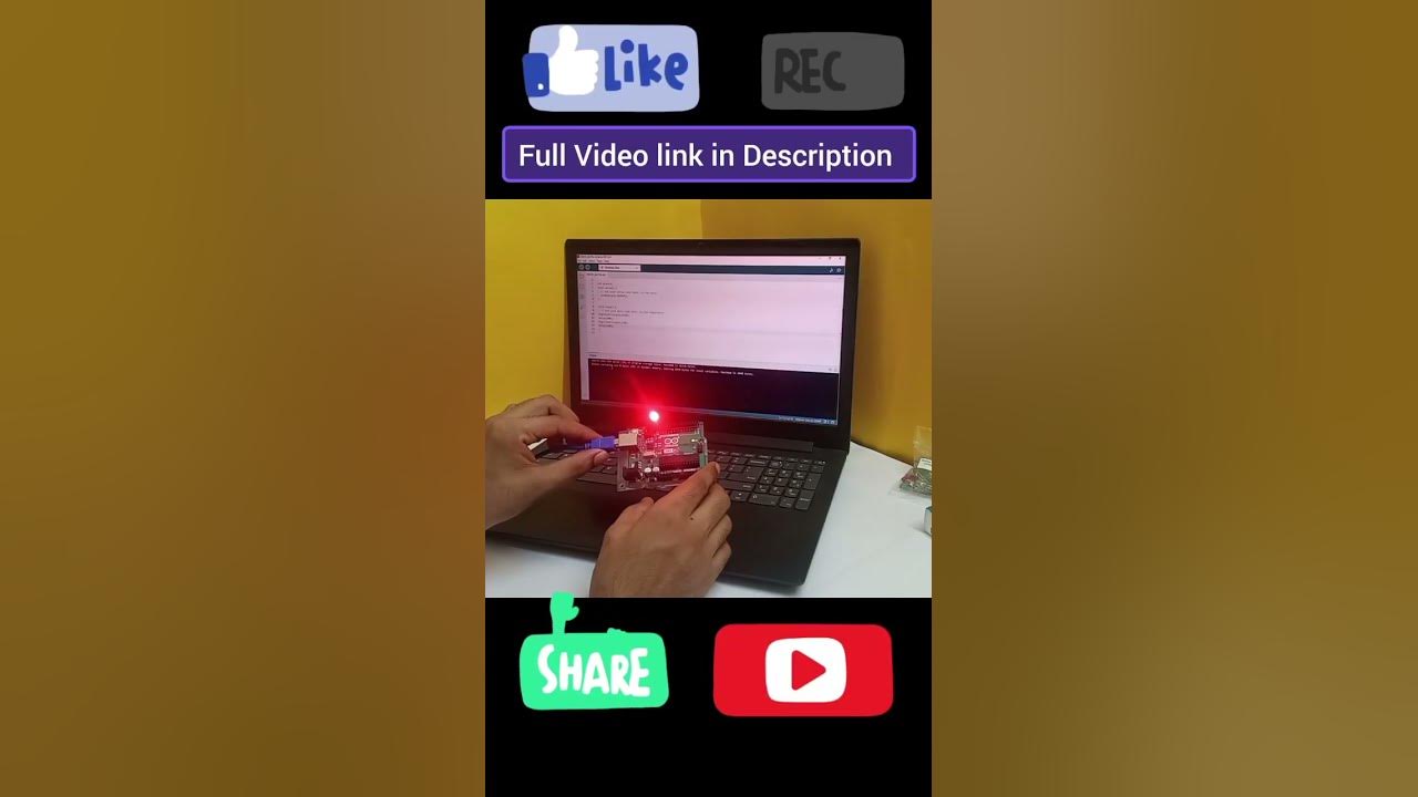 Led Blinking With Arduino Led Arduino Ledblinking Arduinoproject Arduinotutorials