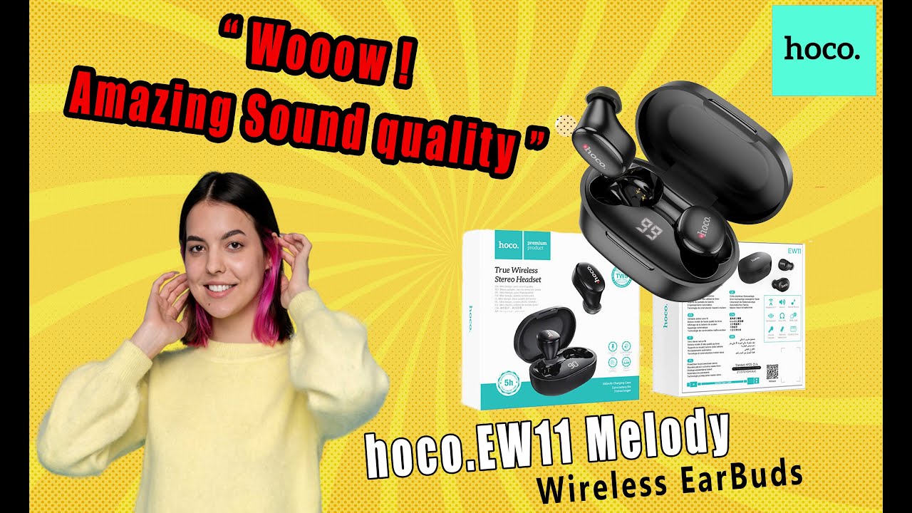 Best Cheapest Earbuds 2024: Hoco Airpods Alternative with ANC | EW11 ...