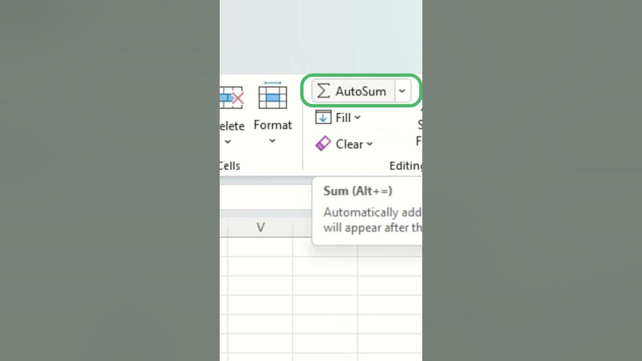 How to Use SUM Function in Excel - YouTube