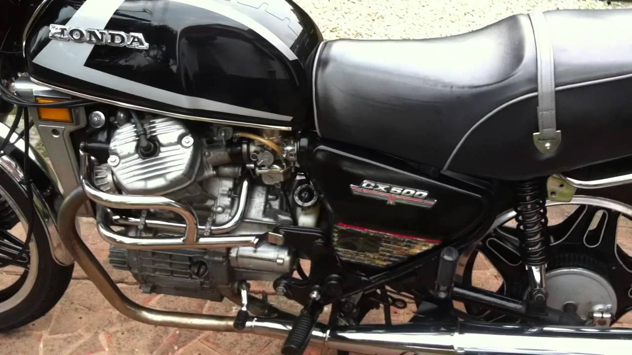 Honda CX500 Startup Sound and Walkaround - YouTube