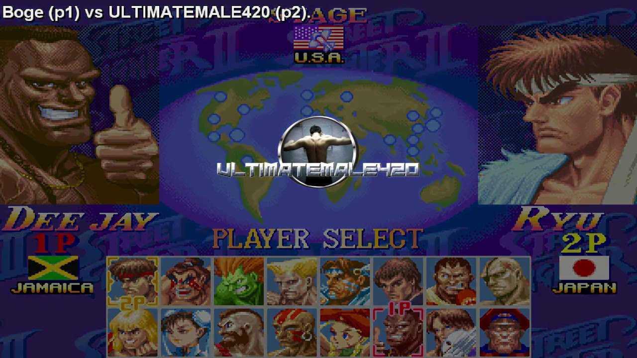 Boge (DeeJay) (DJ) vs (Ryu) ULTIMATEMALE420 | STREET FIGHTER 2: GRAND ...