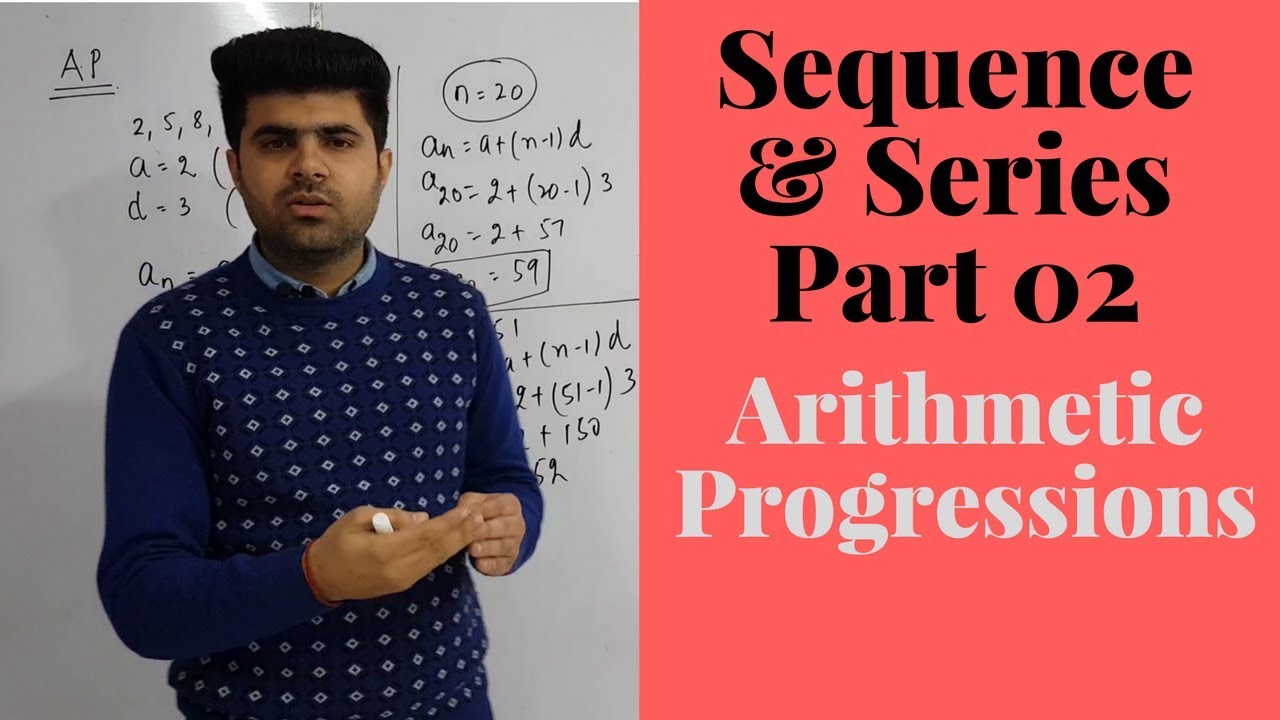 Sequence and series class 11th XI CBSE (Part 02) Ncert ex 9.2 - YouTube
