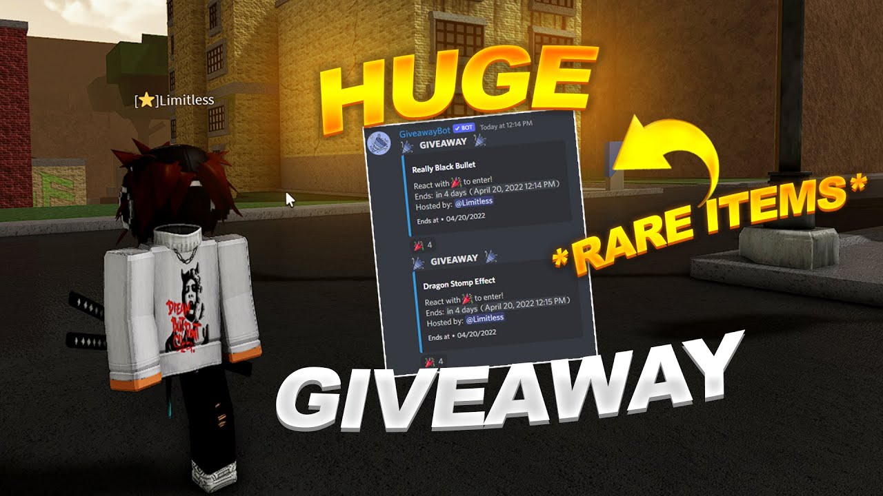 Giveaway for two of the rarest Da Hood Modded Items... - YouTube