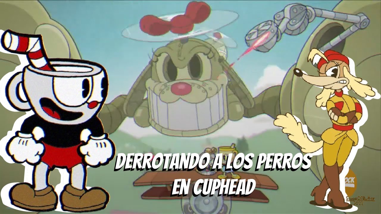 Derrotando a los perros del DLC en cuphead - YouTube