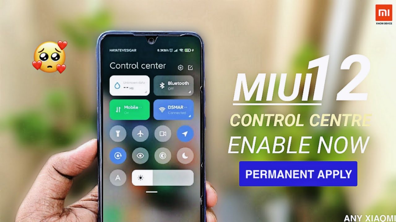 MIUI 12 Control Centre Enable Permanent No Third Party | MIUI 12 ...