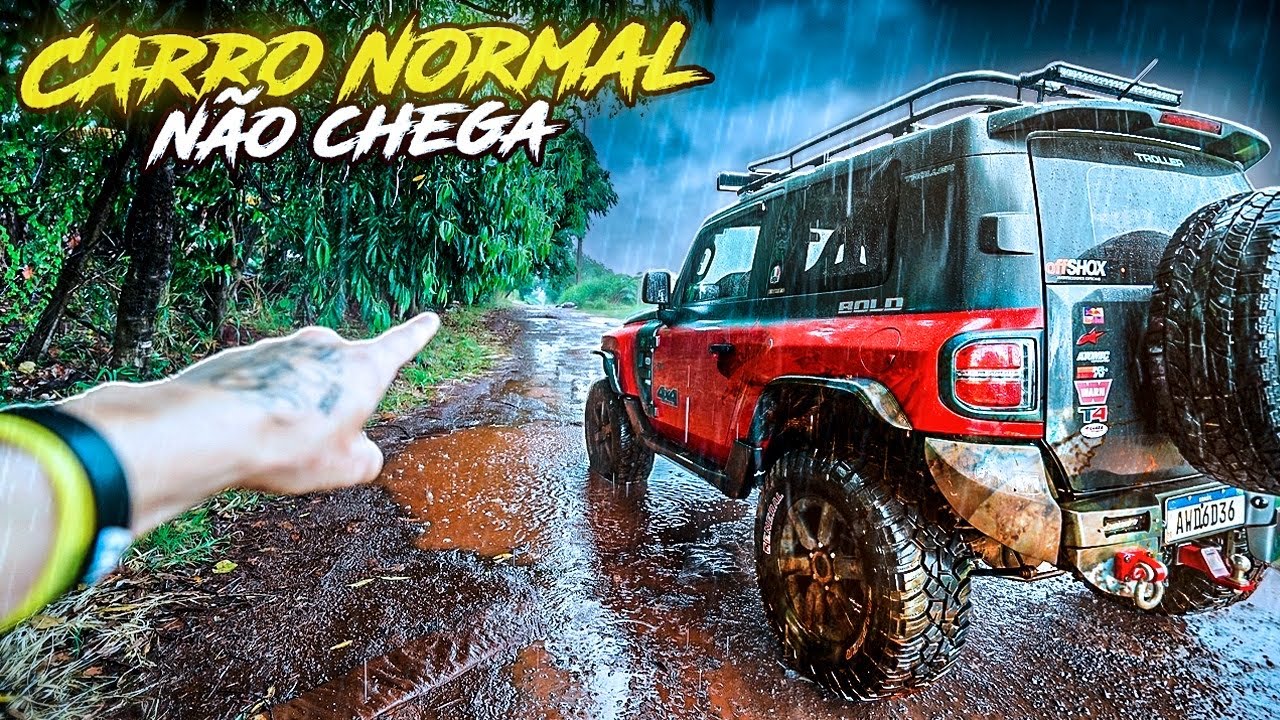 FUI NA RUA MISTERIOSA COM O TROLLER * carro normal não chega* - YouTube