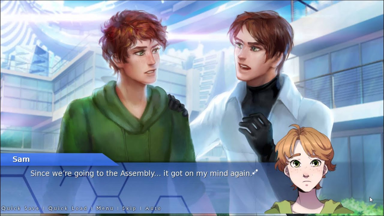 Orion: A Sci-Fi Visual Novel - Prologue - YouTube