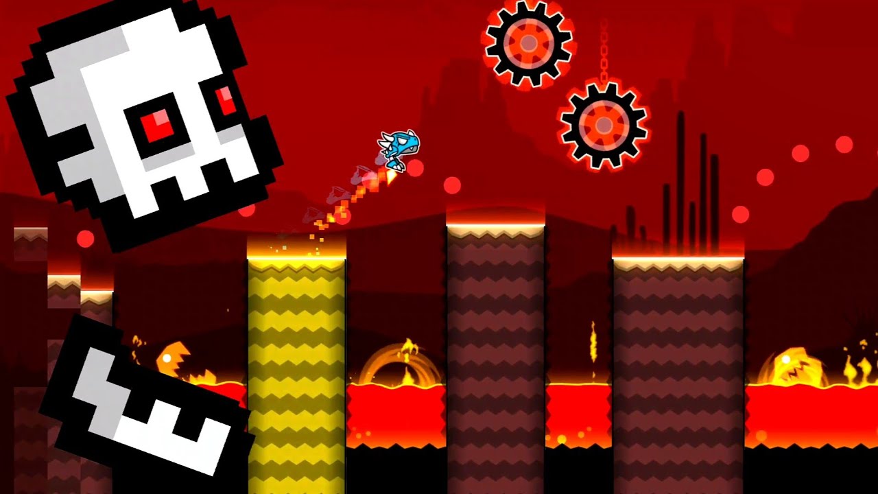 Geometry dash SubZero - "Press Start" all coin clear - YouTube