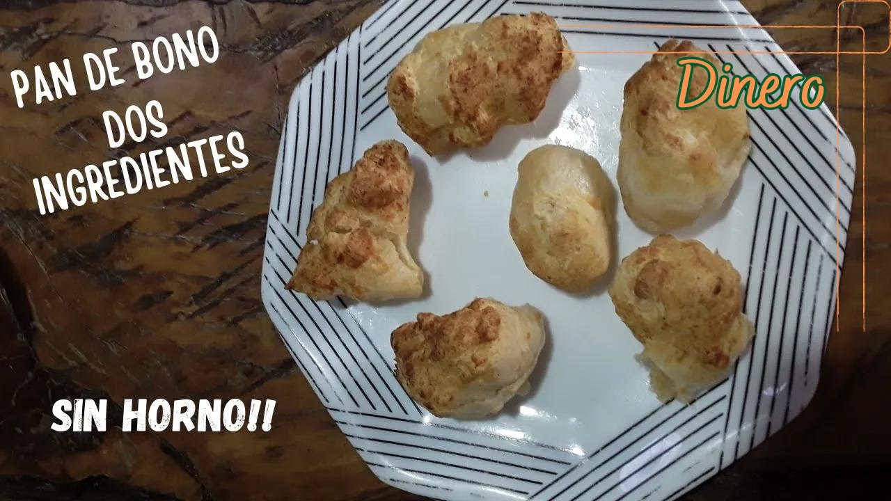 👏🏼😋INCREIBLE PAN DE BONO CON DOS INGREDIENTES, ARTESANAL, EN FREIDORA O ...