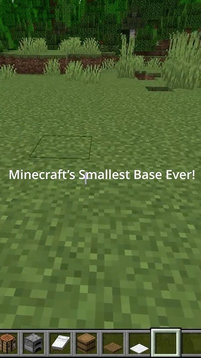 Minecraft Smallest Base 🏠!! - YouTube