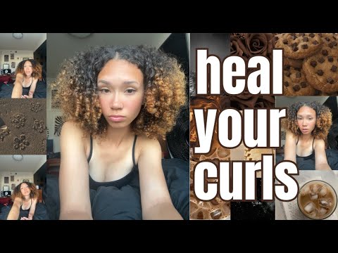heal and grow your curls with this routine (3b 3c curls) - YouTube