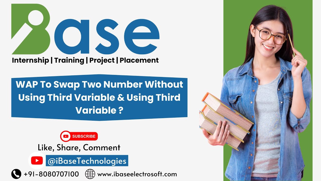Wap To Swap Two Number Without Using Third Variable And Using Third 8050