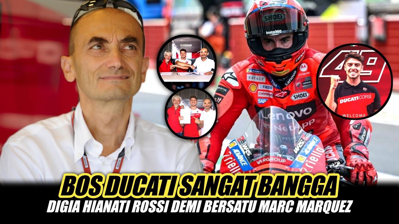 DIBONGKAR BIG BOS DUCATI !! DIGIANTONIO BERKHIANAT DEMI BERGURU KE MARC ...