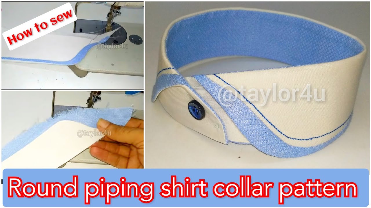 Perfect round collar pattern kaise banaye | latest gol collar shirt ...