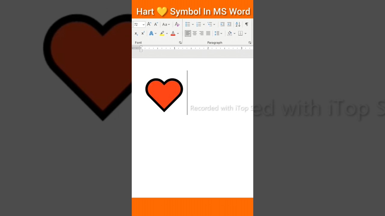 How To Make Hart Symbol In MS Word wordtips msword YouTube How To Make Hart Symbol In MS Word wordtips msword YouTube