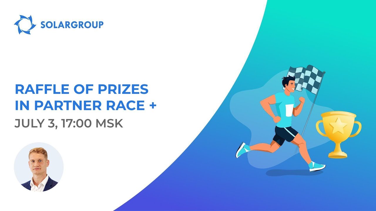 The first raffle of prizes in "Partner Race +" - YouTube