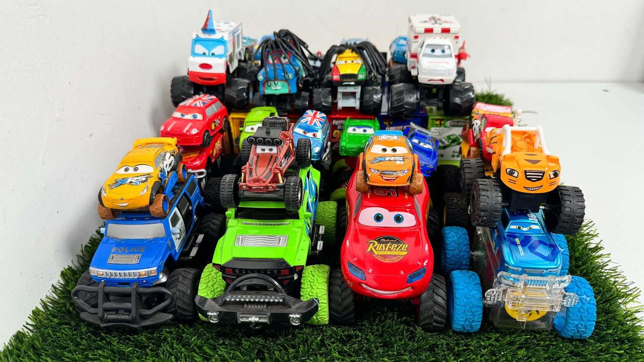 29 Minutes Satisfying with Unboxing Monster Car Lightning Mcqueen ...