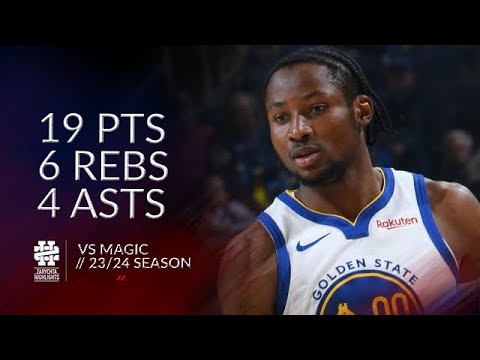 Jonathan Kuminga 19 pts 6 rebs 4 asts vs Magic 23/24 season - YouTube