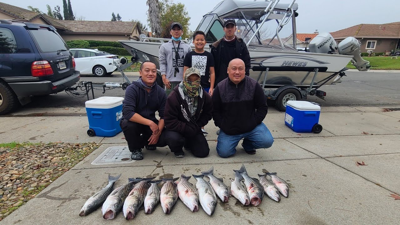 Epic Striper Fishing Ended With A Flat Tire At The Boat Ramp - YouTube